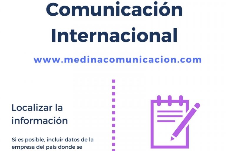 Infografia: Comunicación Internacional de un vistazo - Medina Comunicación
